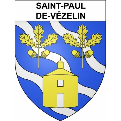 SAINT-PAUL-DE-VÉZELIN 42 VILLE sticker blason écusson autocollant adhésif EUR 6,99 - PicClick FR