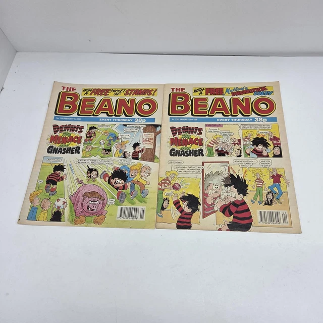 THE BEANO COMIC Books - Dennis the Menace and Gnasher - 1995 Issues £4. ...