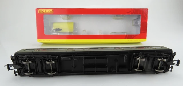OO GAUGE HORNBY R4297A SR Maunsell Corridor 3rd Class Olive Green Coach ...