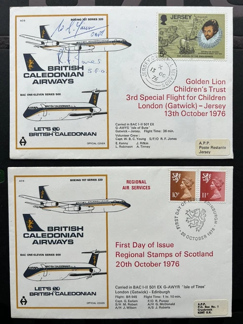 BRITISH CALEDONIAN AIRWAYS Commemorative First Day Covers Limited ...