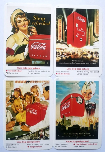 VINTAGE COCA COLA Playing Cards In Original Box £3.47 - PicClick UK