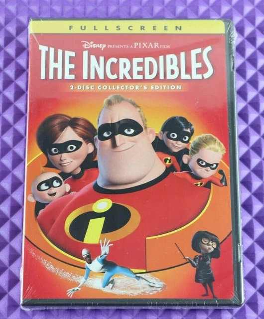DISNEY THE INCREDIBLES 2-Disc Collector's Edition Fullscreen 2003 DVD ...