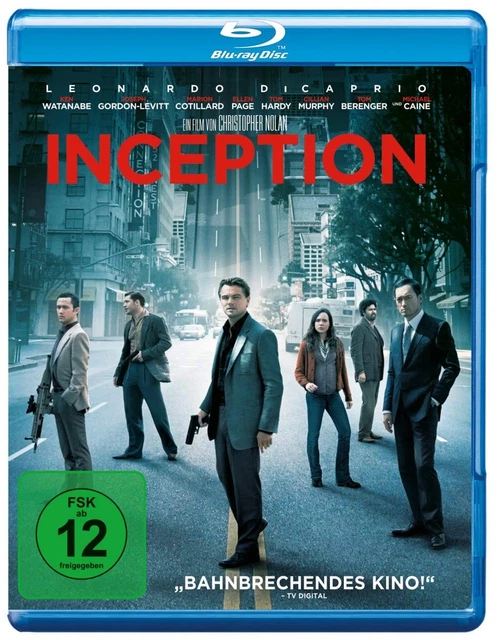 INCEPTION (BLU-RAY) CILLIAN Murphy Elliot Page Joseph Gordon-Levitt Ken ...