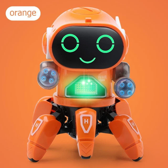 SMART ELECTRIC 6 Claw Robot Singing Dance Light Kid Education Toy ...