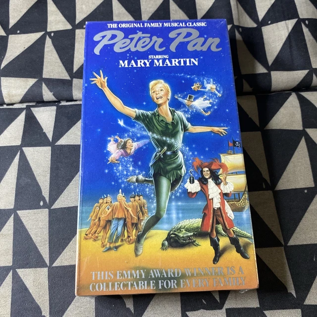 PETER PAN MARY Martin Musical VHS GOODTIMES PLATINUM SERIES 1989 New ...