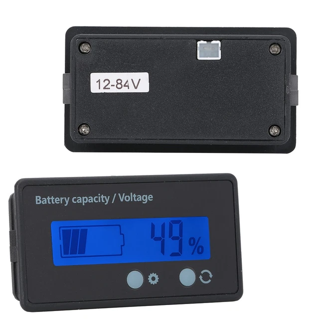 (BLUE LIGHT)LCD BATTERY Capacity Display Efficient Indicator For ...