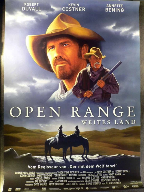 OPEN RANGE - Weites Land - Kevin Costner - Filmposter A1 84x60cm ...