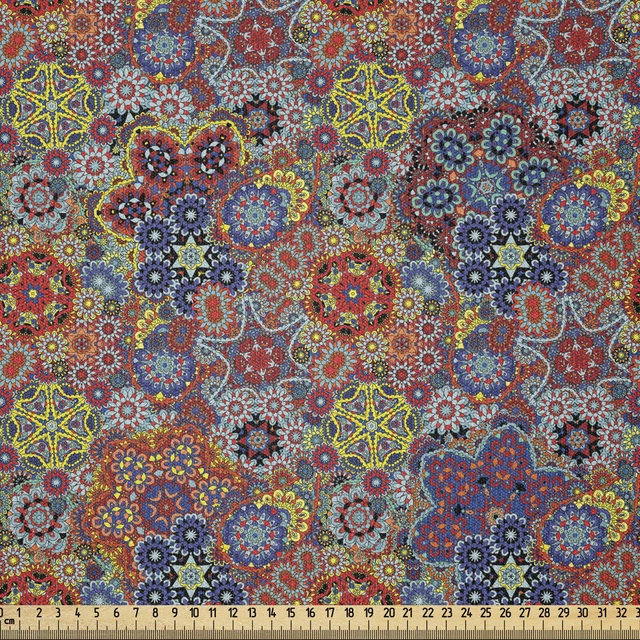 BATIK STOFF ALS Meterware Combined Nested Paisley EUR 16,99 - PicClick DE