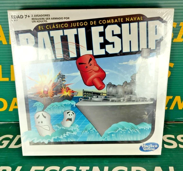 HASBRO BATTLESHIP CLASSIC Naval Combat Boardgame (Spanish/Español ...