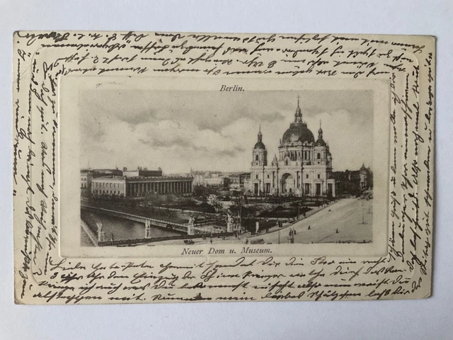 ALTE POSTKARTE - Ansichtskarte - Berlin, Neuer Dom u. Museum um 1900 ...