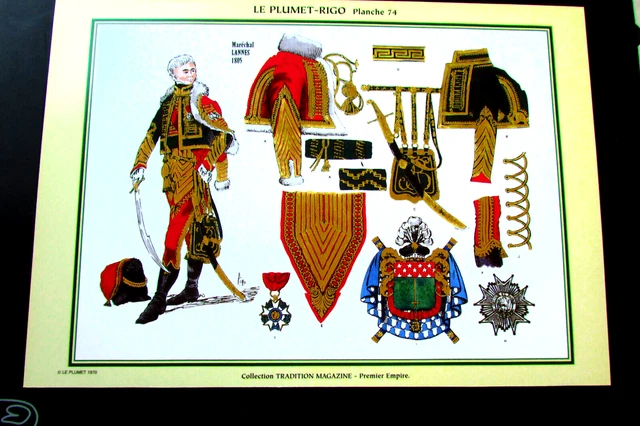 PLANCHE &LE PLUMET-RIGO& -Uniformes des Armées Napoléoniennes EUR 1,00 ...