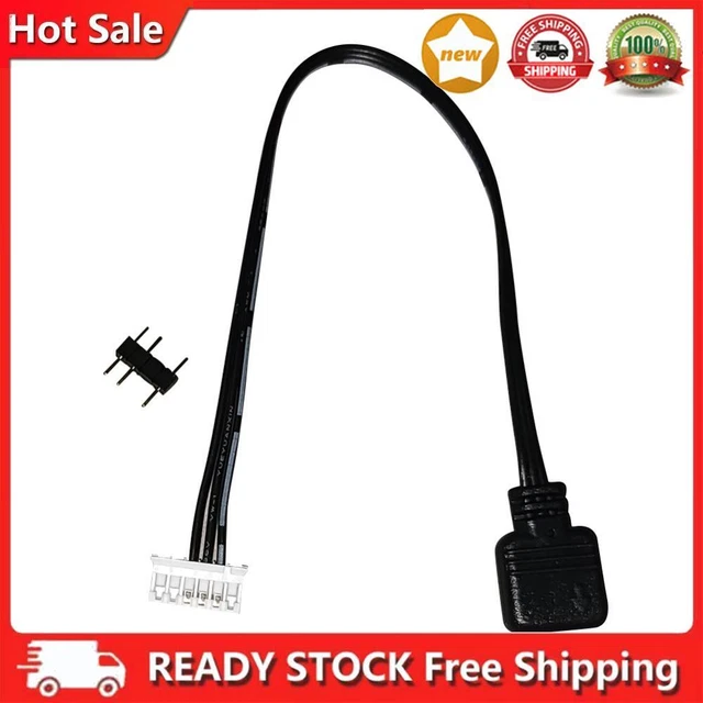SMALL 6PIN TO 5V ARGB 3Pin Fan Controller Adapter Cable for UK £4.43 ...