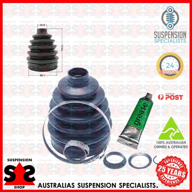 WHEEL SIDE BELLOW Kit, Drive Shaft Suit VW New Beetle Convertible (1Y7) 2.0 NEW EUR 31,07 ...