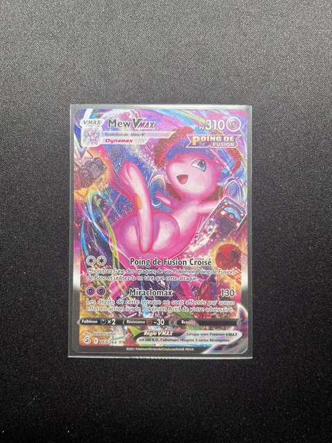 CARTE POKEMON MEW VMAX Alternative - PoingFusion 269/264 - FR EUR 500 ...