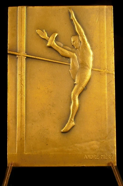 MÉDAILLE SPORT SAUT en hauteur Corps sain/ esprit sain B Fosbury High ...