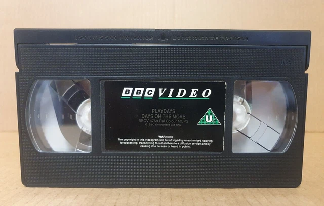PLAYDAYS - DAYS ON THE MOVE - BBC VHS Video Tape - PAL £12.95 - PicClick UK