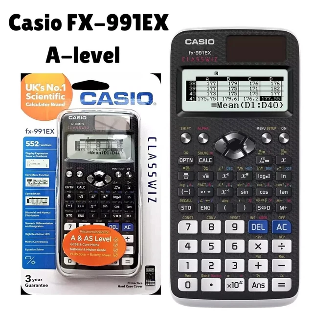 CASIO FX-991EX CLASSWIZ Advanced Engineering Scientific Calculator-552 ...