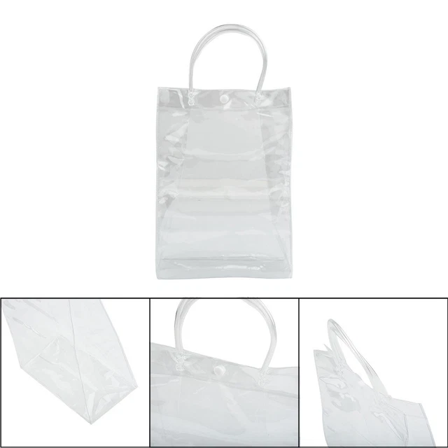 SAC À MAIN tendance en plastique transparent sac fourre-tout ...