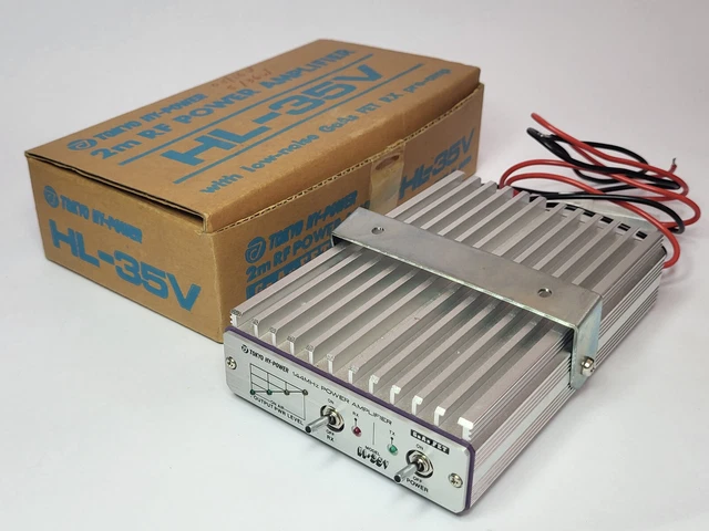 VINTAGE TOKYO HY-POWER 144 MHZ 2m RF Power Amplifier HL-35V GaAs FET RX ...