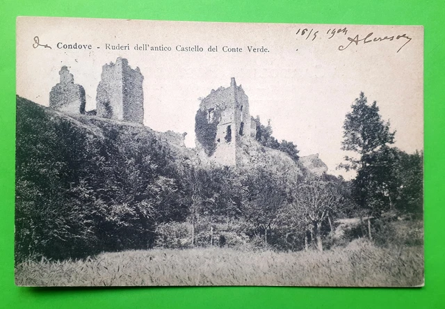 CARTOLINA - CONDOVE - Ruderi dell'antico Castello del Conte Verde ...