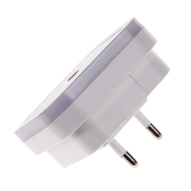 AUTO LED LIGHT Induction Sensor Control Bedroom Night (White) ( EU Plug ...