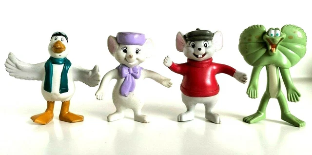 THE RESCUERS DOWN Under Mcdonald's Happy Meal Bendable Figures Full Set ...