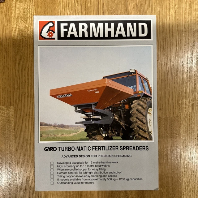 FARMHAND 4030 DRILL, FX12CX Loader, Turbo-Matic Fertiliser spreader ...
