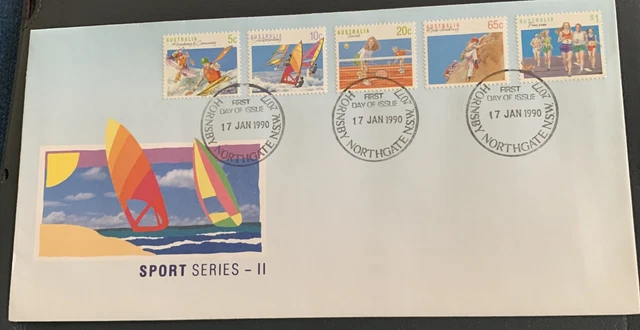 AUSTRALIA FDC 1990 Sport Series II $2.99 - PicClick AU