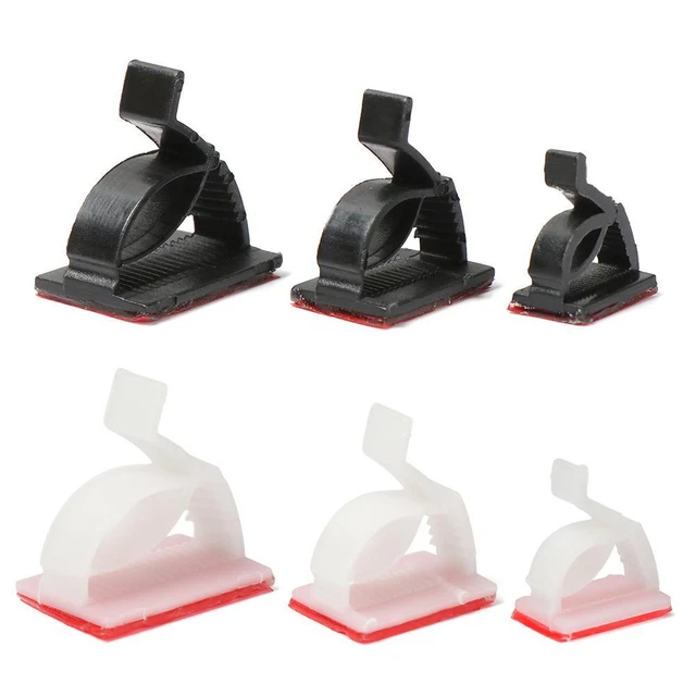 FASTENER ORGANIZER CLAMP Cable Clip Buckle Line Wire Management Fixer ...