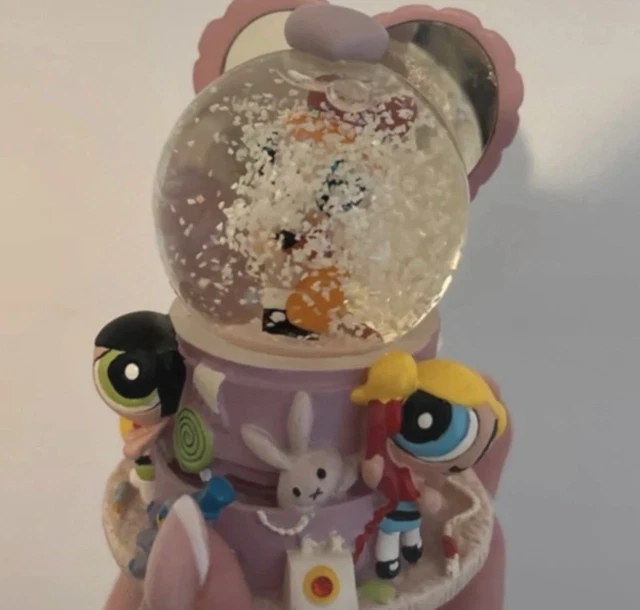 RARE WARNER BROS Studio Store Power Puff Girls Mini Snow Globe Vintage ...