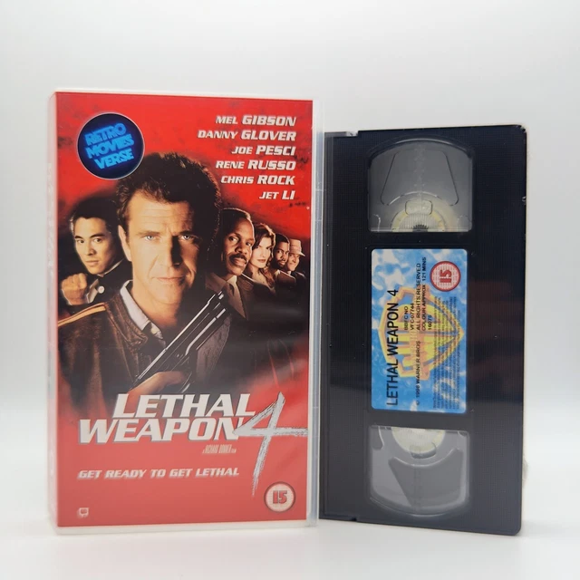 LETHAL WEAPON 4 VHS New and Sealed Video Tape Mel Gibson, Danny Glover (1998) £19.99 - PicClick UK