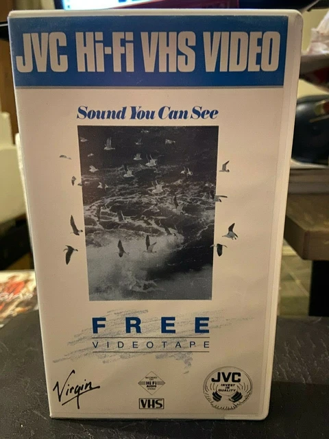 JVC HI-FI VHS video tape music video clips Sound you can See Virgin ...