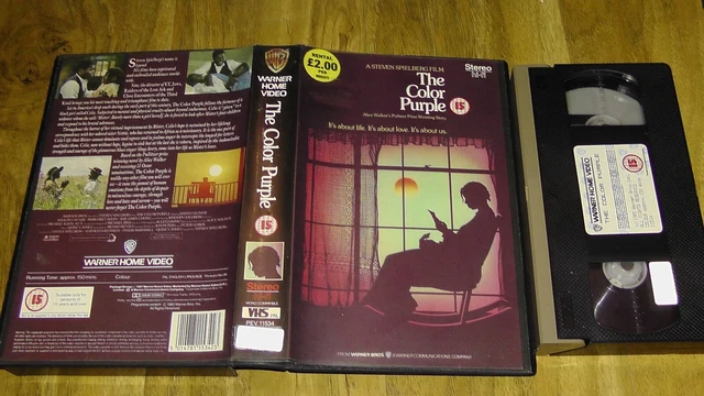 THE COLOUR PURPLE VHS Video Ex Rental Big Box Cert Warner £4.99 ...