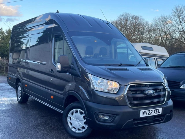2022 FORD TRANSIT 350 2.0 EcoBlue 130ps L4 H3 Trend JUMBO 40K + ULEZ ...