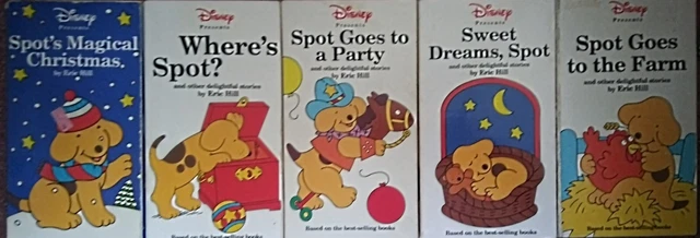 5 DISNEY SPOT VHS Tape Lot Where's Sweet Dreams Goes To The Farm A ...