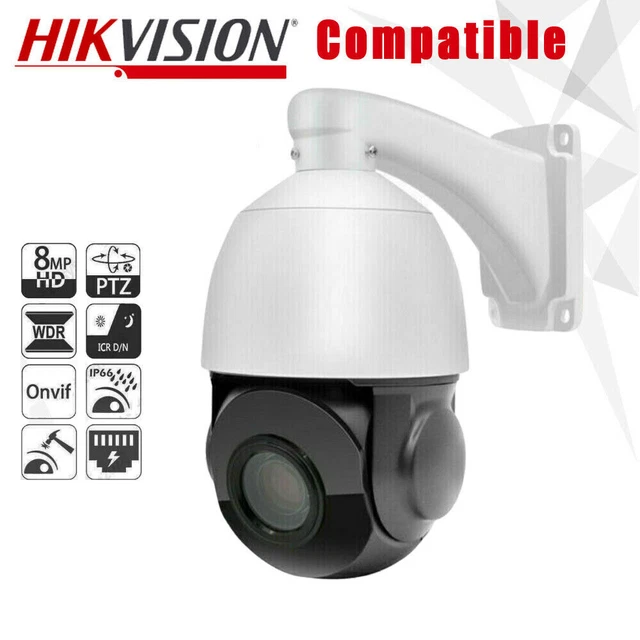 HIKVISION COMPATIBLE PTZ-4818X-IZ 360° 4K 8MP 18X PTZ IP Camera Zoom ...
