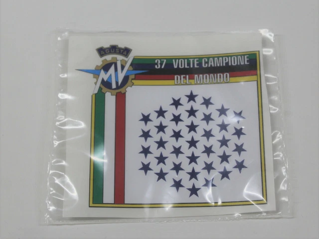 ADESIVO MV AGUSTA 37 volte campione del mondo ADESIVO MV AGUSTA 37 volte campione del mondo