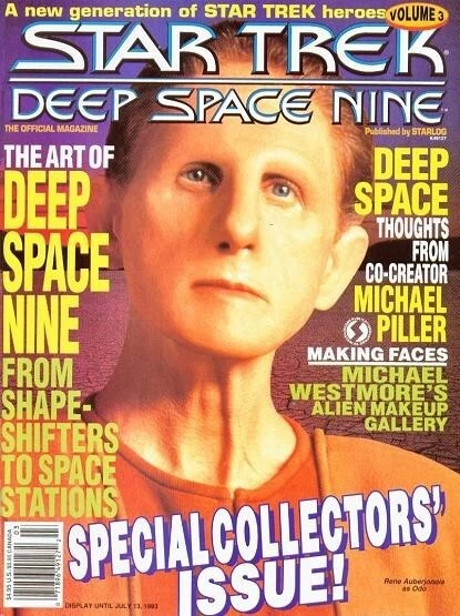 STAR TREK DEEP SPACE NINE Official Magazine #3 1993 Starlog Press Near ...