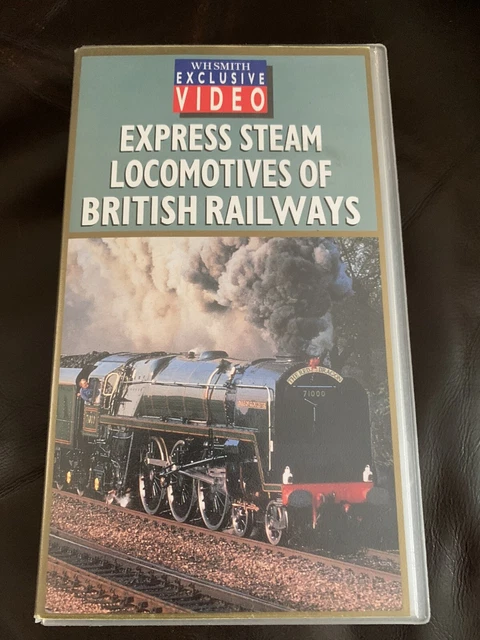 EXPRESS STEAM LOCOMOTIVES of british railways video Vhs rare £2.99 ...