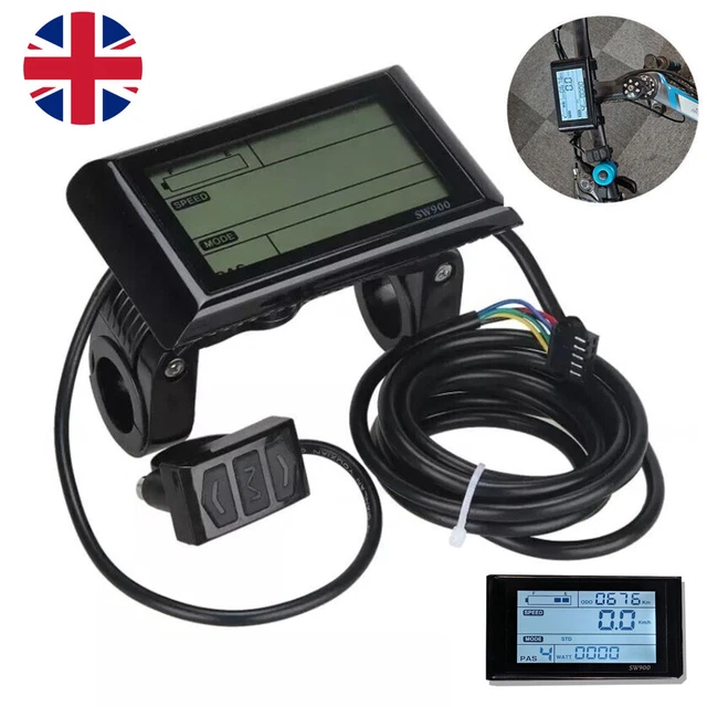 FOR E-BIKE ELECTRIC Bicycle SW900 LCD Display Meter Control Panel 24/36 ...