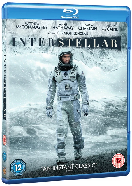 INTERSTELLAR (BLU-RAY) ANNE Hathaway Bill Irwin Ellen Burstyn Jessica Chastain EUR 13,04 ...