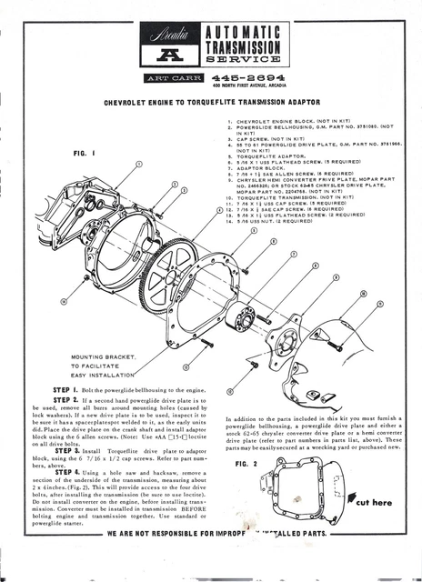 1960S EXPLODED VIEW DIAGRAM INSTRUCTIONS OF ART CARR PRODUCT + 1966 ...