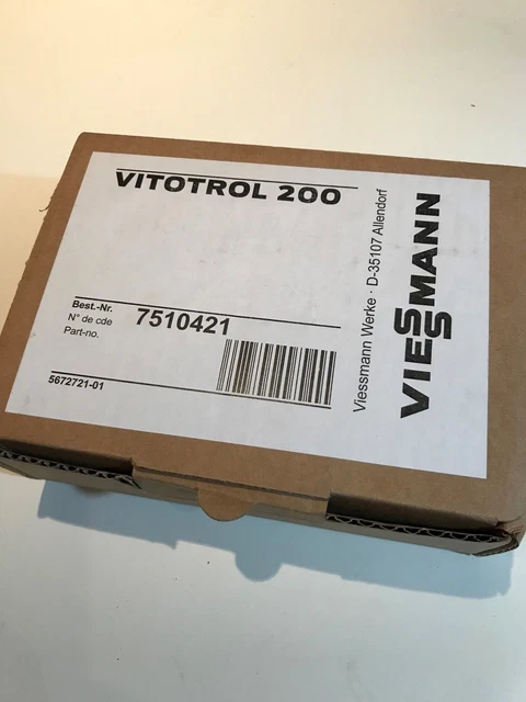 VIESSMANN VITOTROL 200 - 7510421 - NEU EUR 75,00 - PicClick DE