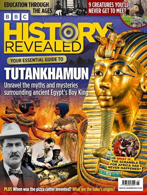 BBC HISTORY REVEALED Tutankhamun History War Myths King issue 126 UK ...