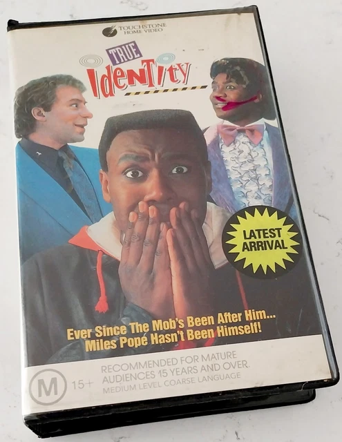 TRUE IDENTITY VHS Video Tape RARE Clamshell Lenny Henry Touchstone ...