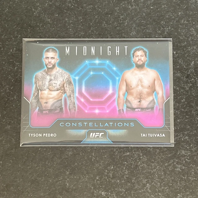 TYSON PEDRO TAI Tuivasa Constellations Topps UFC Midnight 2024 CO-16 ...