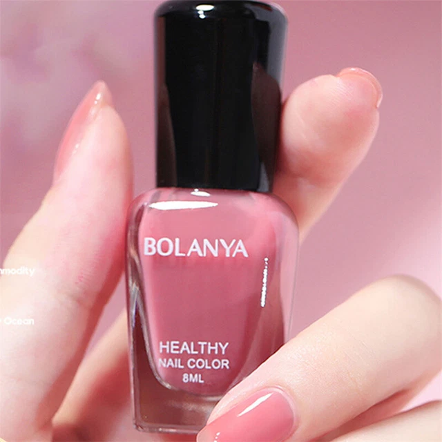 8ML NAIL POLISH Peel Off Normal Without Lamp Glitter Sequins Nail Arts ...