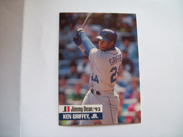 KEN GRIFFEY JR. SEATTLE MARINERS 1993 JIMMY DEAN #11 de 28 COUR DE ...