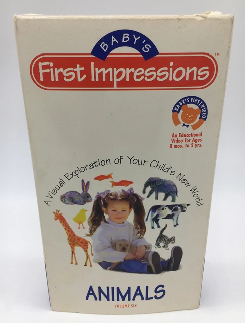 BABY’S FIRST IMPRESSIONS - VHS - Volume 6 Animals Educational £17.60 ...