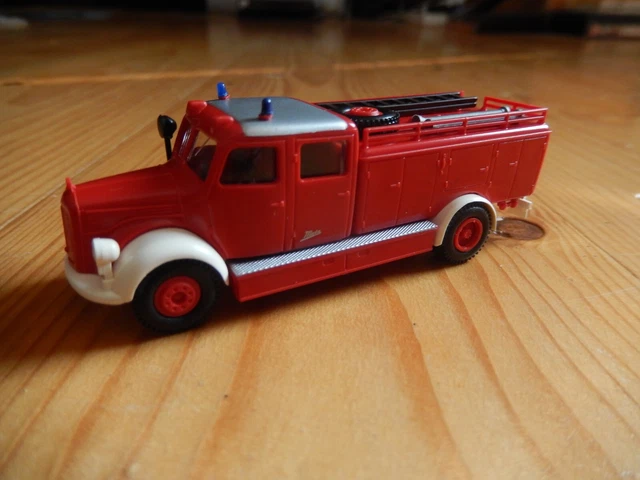BREKINA - 4020 Mercedes-Benz Fire Engine 1/87 Scale. VGC EUR 5,77 ...